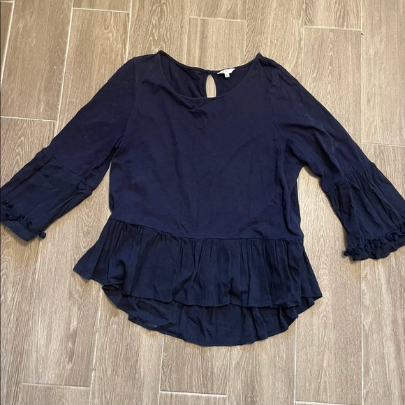 crown & ivy | Tops | Crown Ivy Ruffle Blouse | Poshmark
